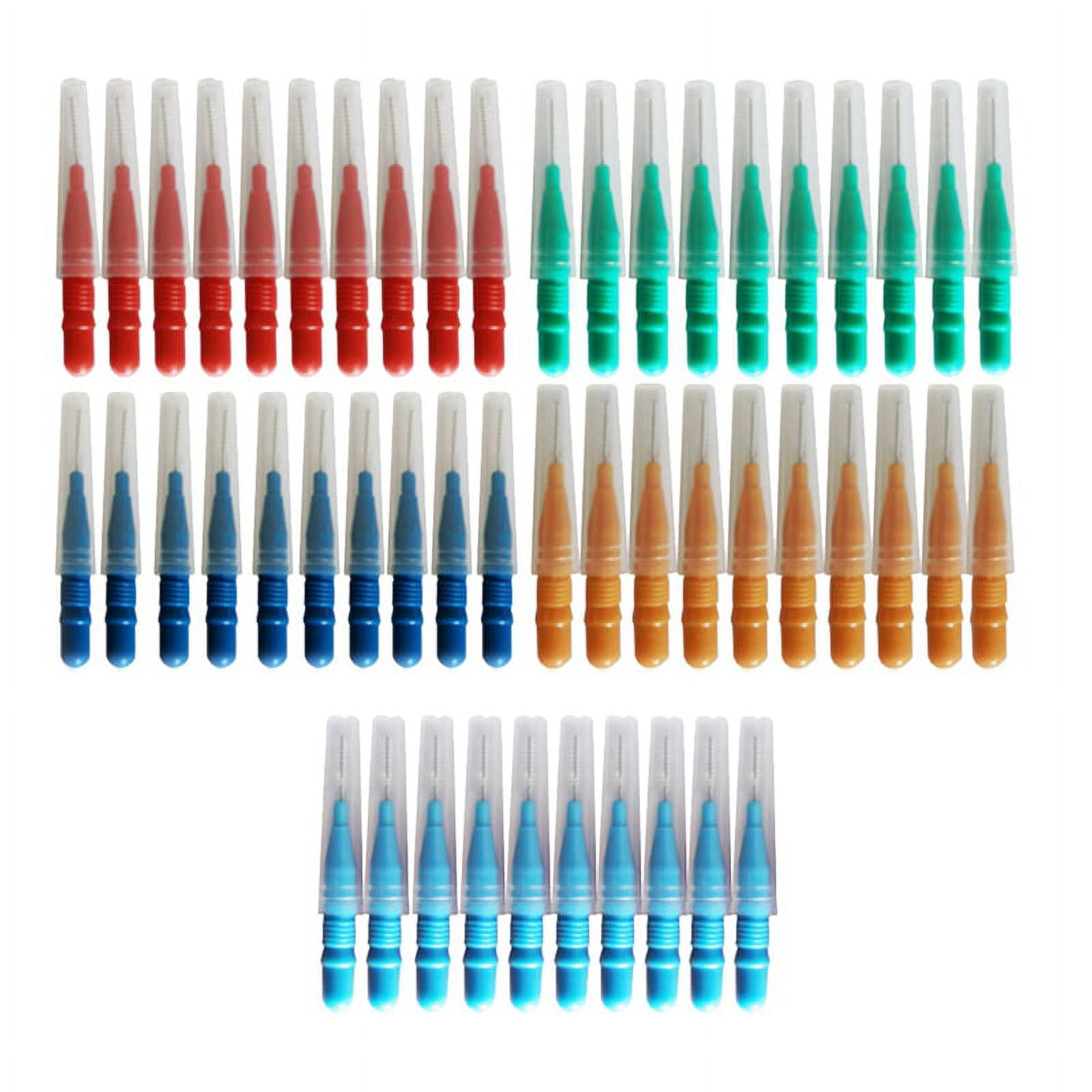 50Pcs Interdental Brush Dental Tooth Flossing Head Oral Dental Hygiene ...