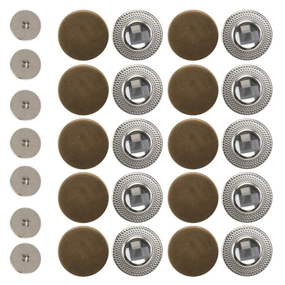 50Pcs Jeans Fastener Button Replacement Jean Buttons Clothing ...