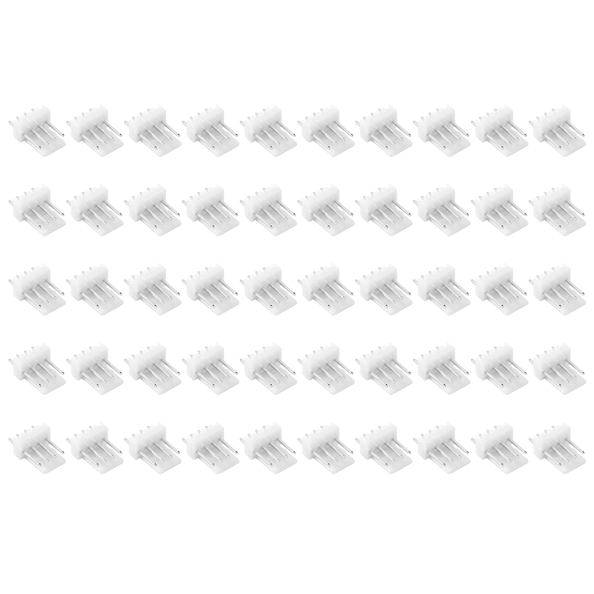 50Pcs KF2510 Connector 2.54MM Male Pin Header 4Pin Fan Connector for ...