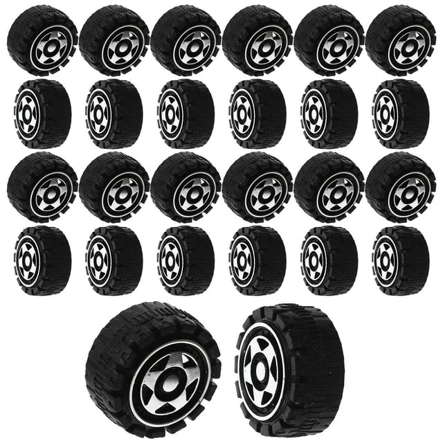 50Pcs Replacement Toy Car Wheels for DIY Assembly and Kids Play ...