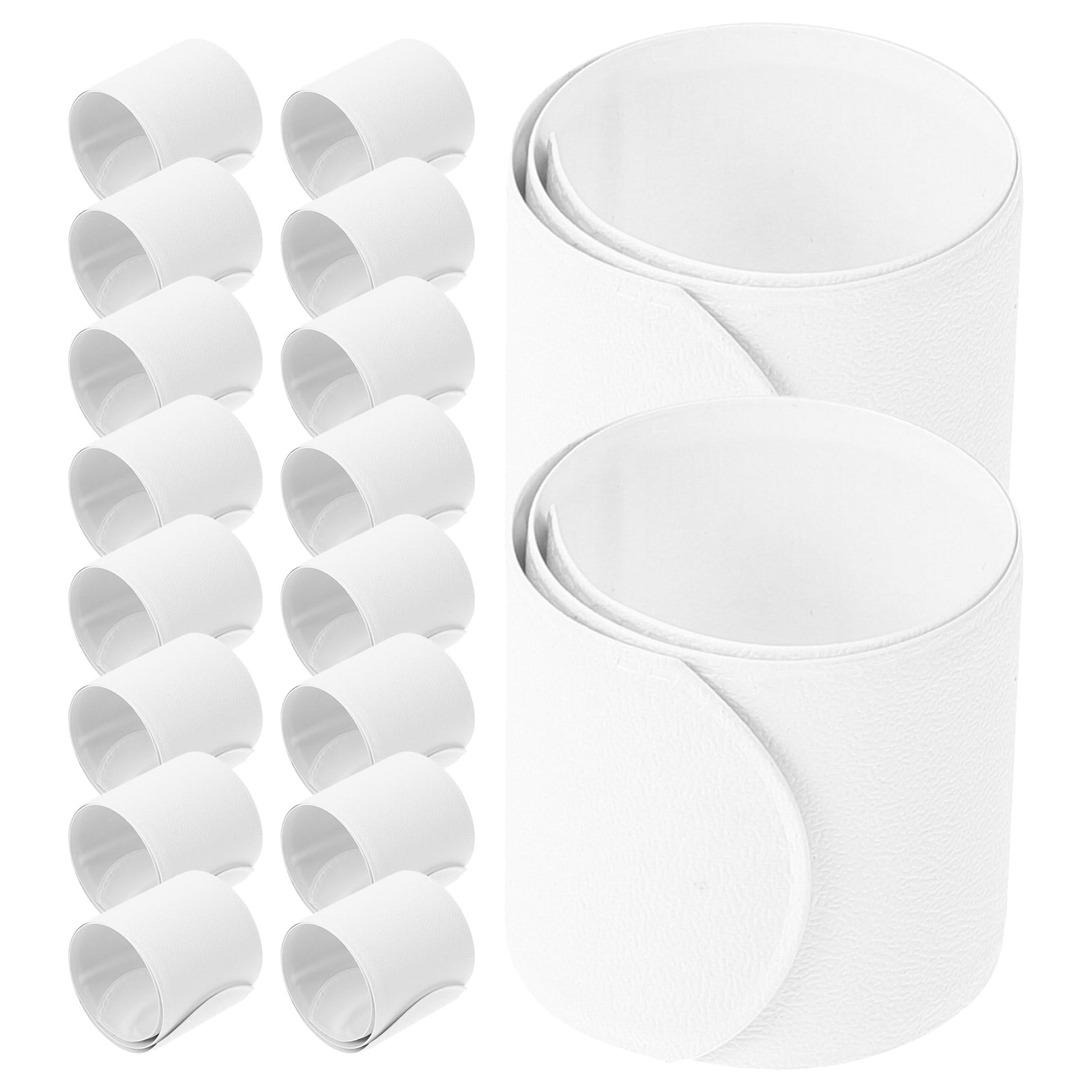 50Pcs Kids White Slap Bracelets Interesting Slap Bands Funny Kids Toys ...