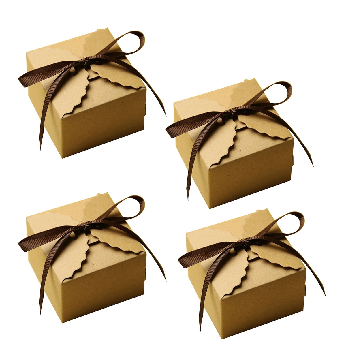 HOMEMAXS Kraft Paper Candy Boxes for Party Favor Decor 50 Pcs 2 55x2 ...