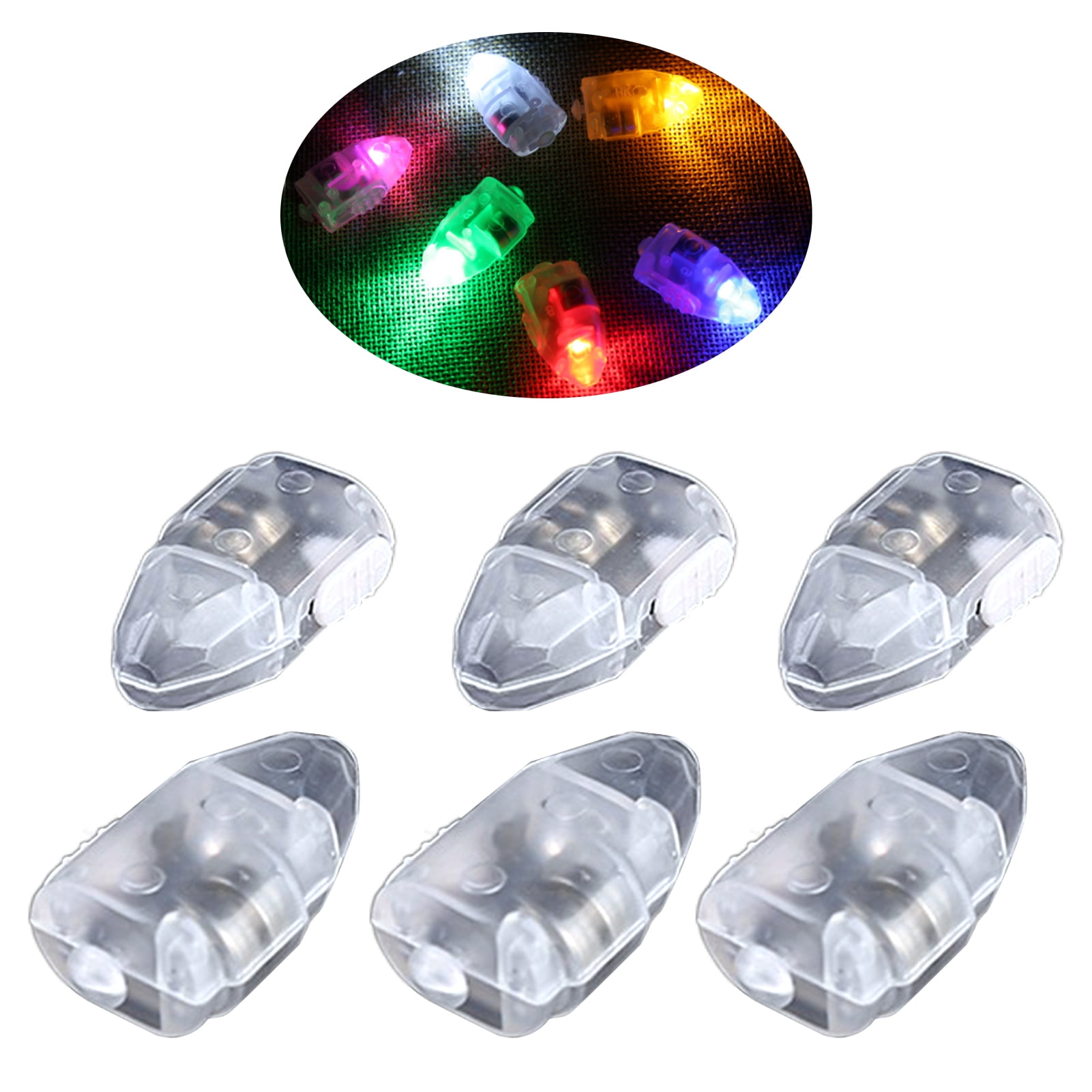 50Pcs LED Balloon Light with Switch Color Changing Battery Powered ...