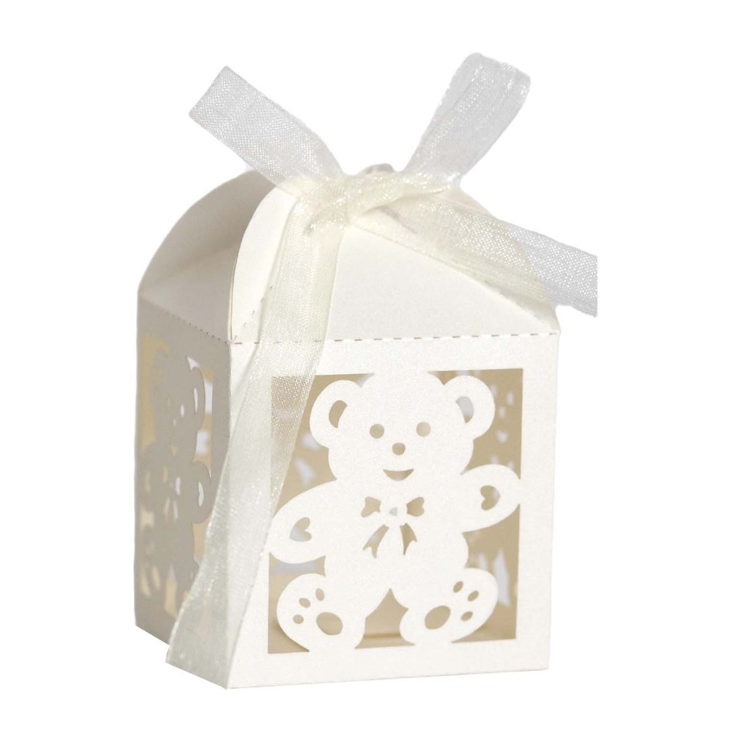 50Pcs Laser Hollowed Out Baby And Children's Day Wedding Candy Box ...