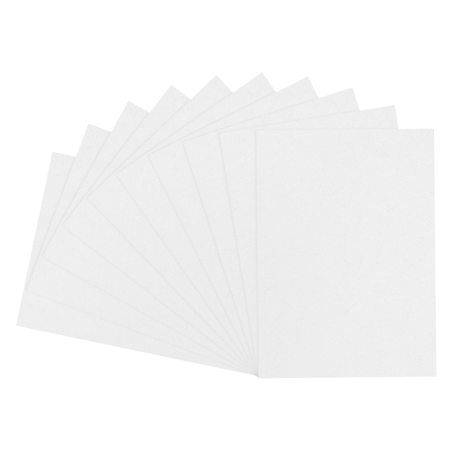 50Pcs Leather Texture Paper Binding Covers, Binding Presentation Covers ...