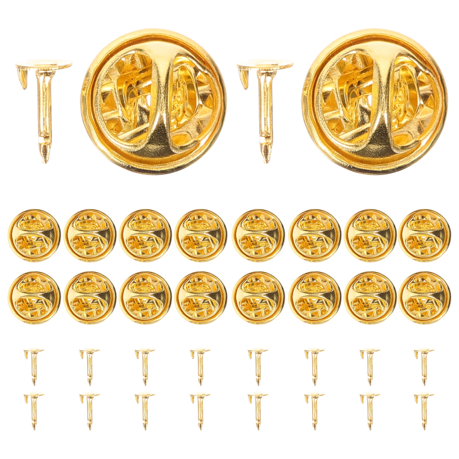 50Pcs Locking Pin Back Replacement Back Locking Craft Making Clutch ...