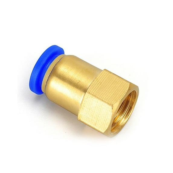 50Pcs Lot PCF Pneumatic Female Quick Connector Fitting 4-M5 4-01 6-01 6 ...