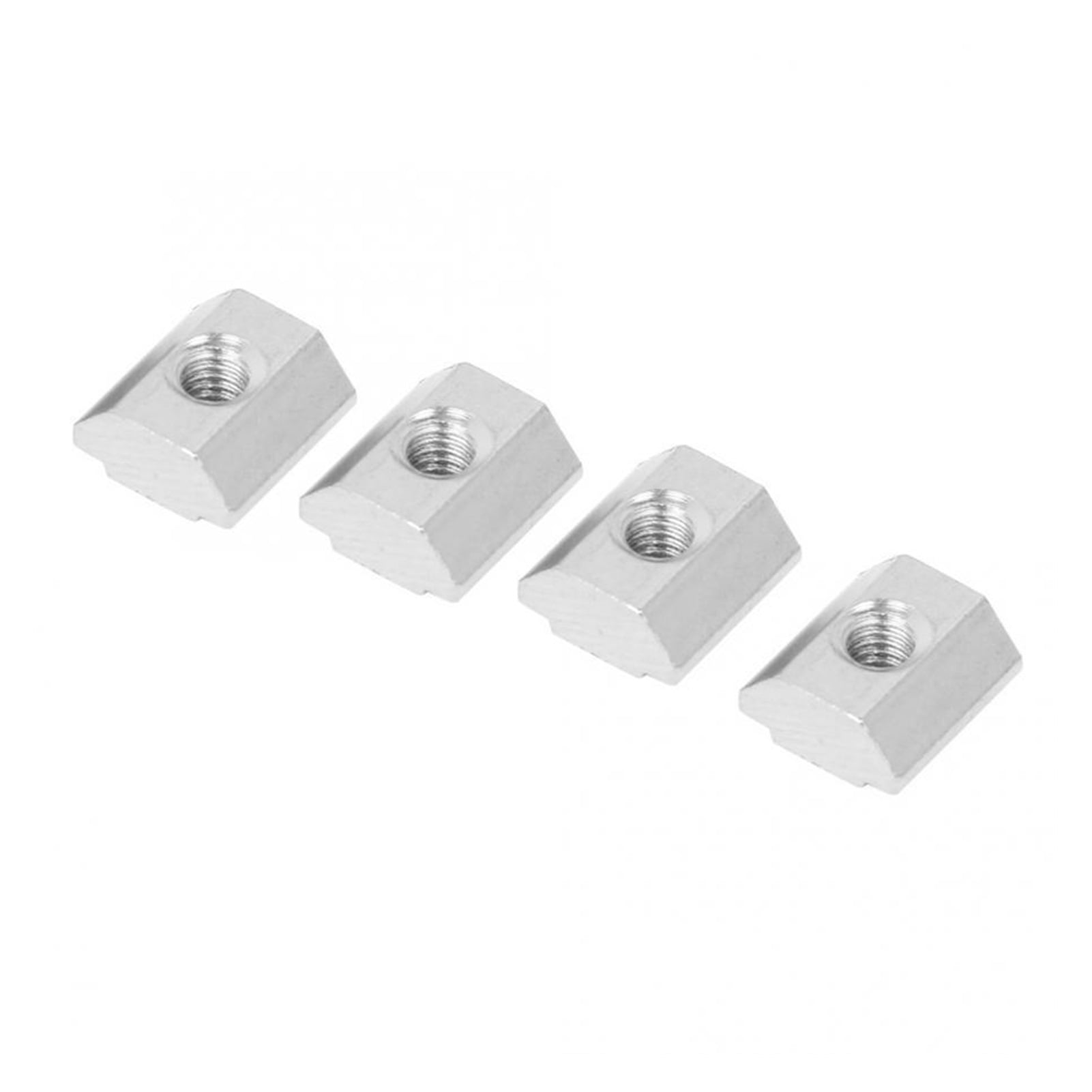 50Pcs M4/M5 T-Slot Nuts Set Carbon Steel Thread Sliding T Nut Block ...