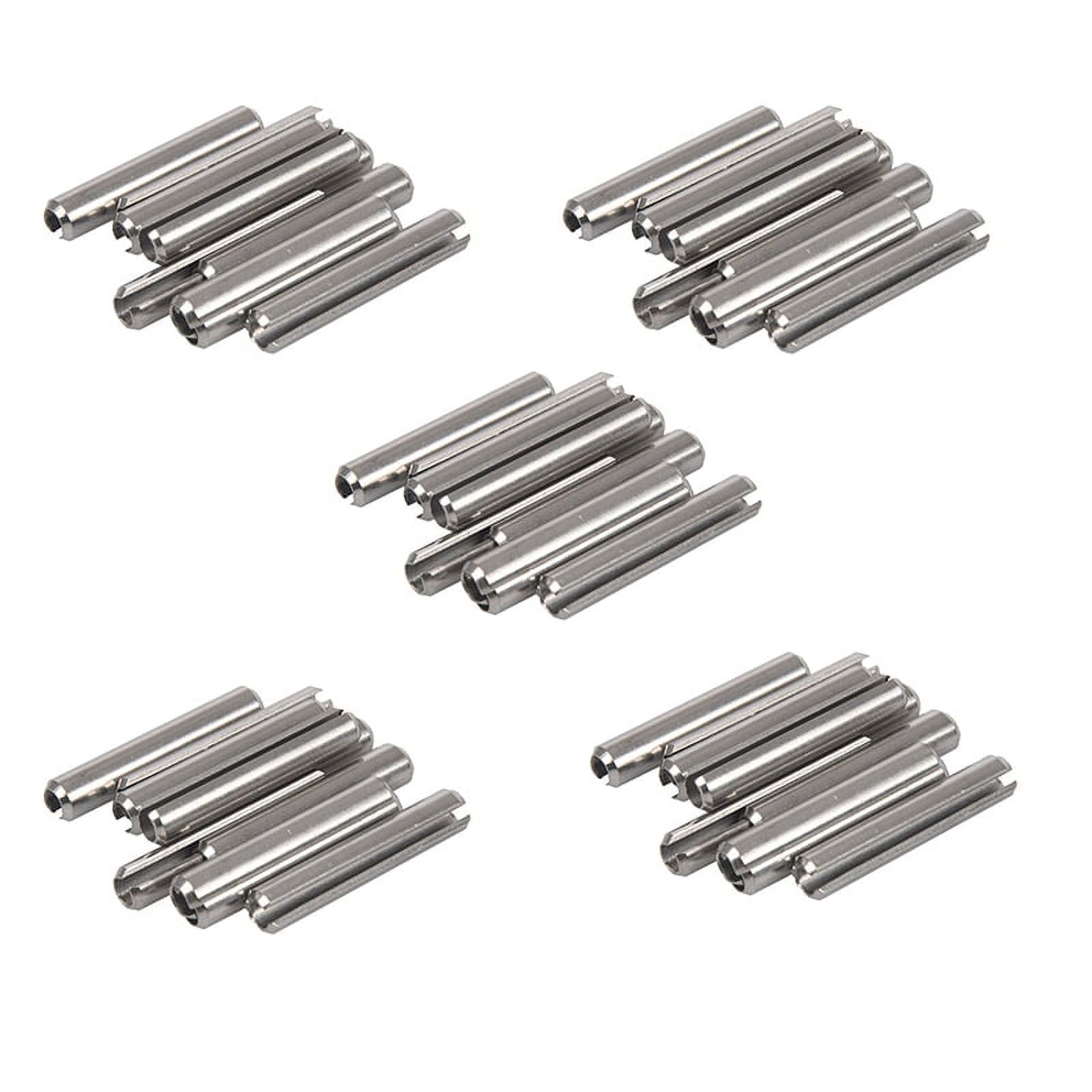50Pcs M5x30mm 304 Stainless Steel Split Spring Roll Dowel Pins ...
