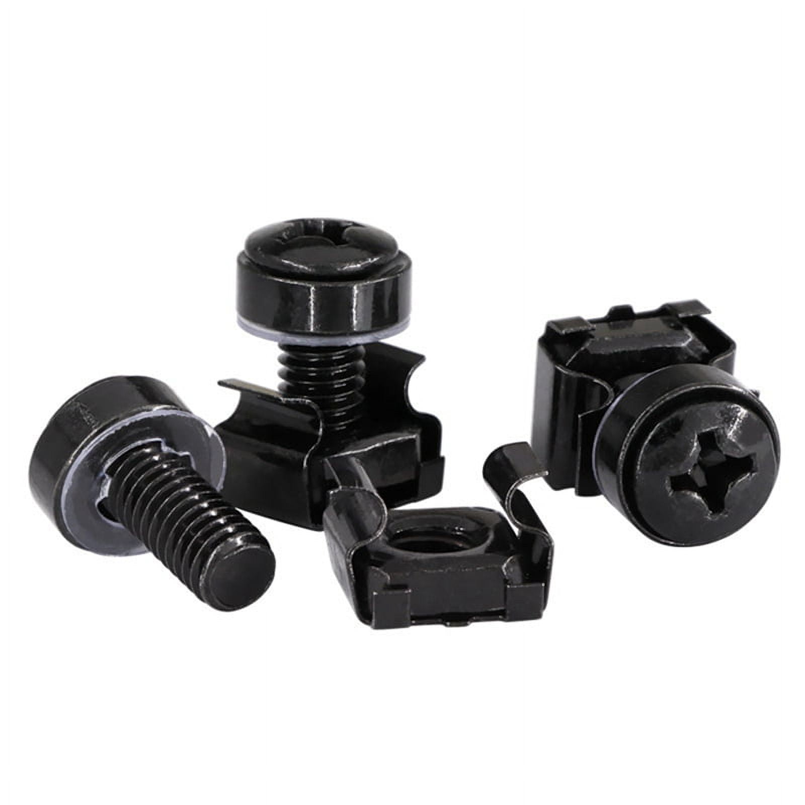 50Pcs M6x16mm Computer Rack Mount Cage Screws and Nuts & Washers for ...