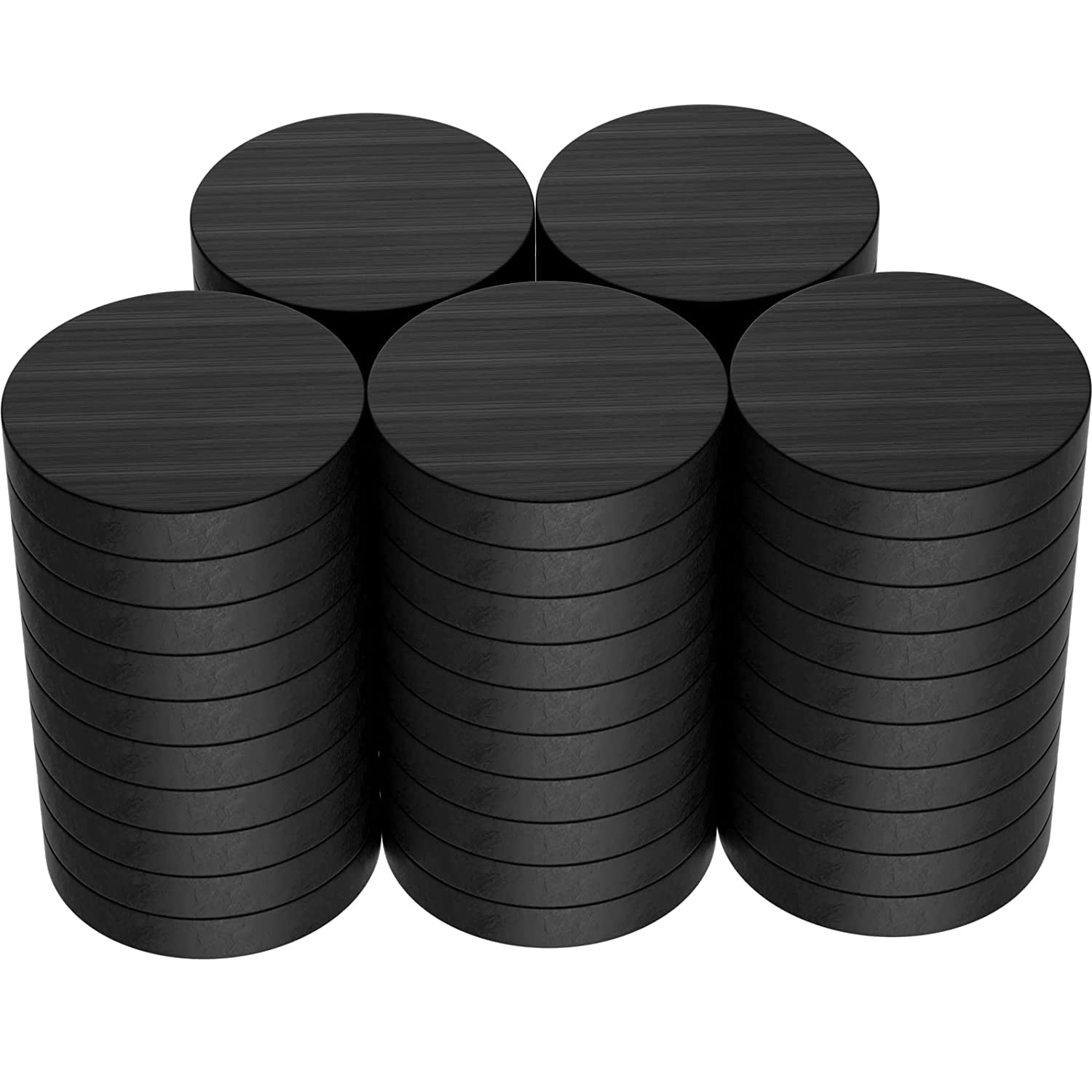 Trianu 50Pcs Magnetic Dots with Adhesive Backing Round Self Adhesive ...