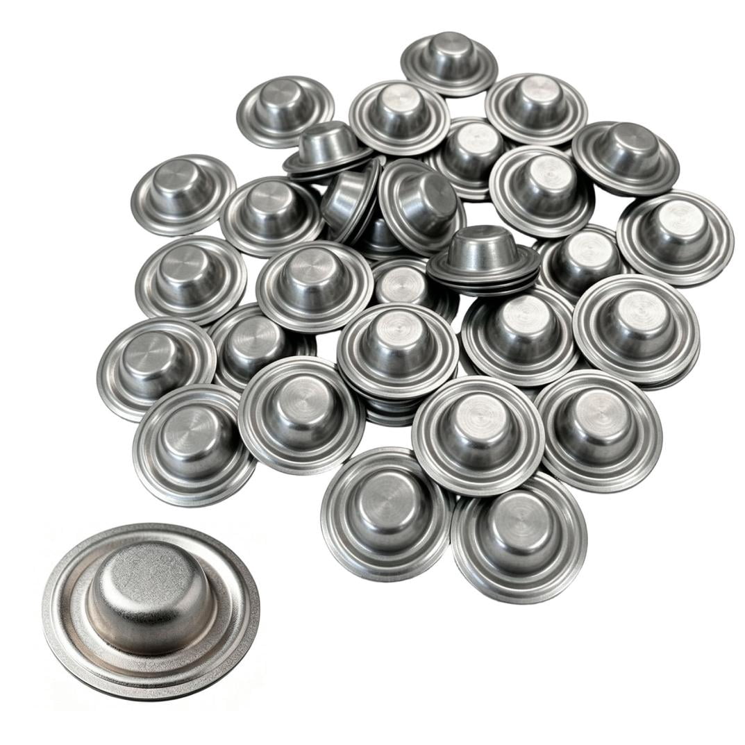 50Pcs Metal Roof Caps,No Screw Removal Seals Over Existing Screws Heads ...