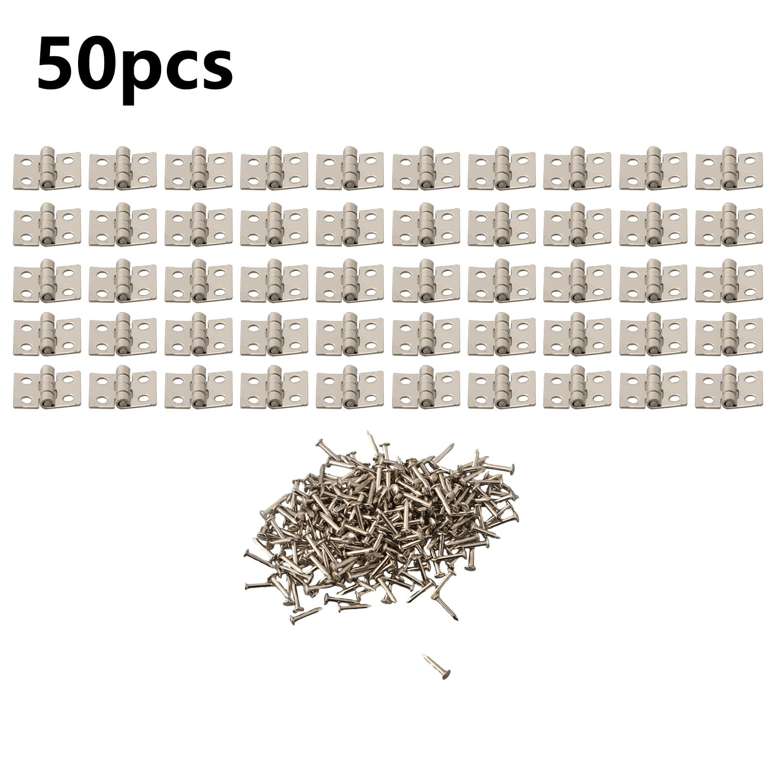 50Pcs Mini Brass Hinge For Small Craft Door Box Accessories 8*10Mm ...