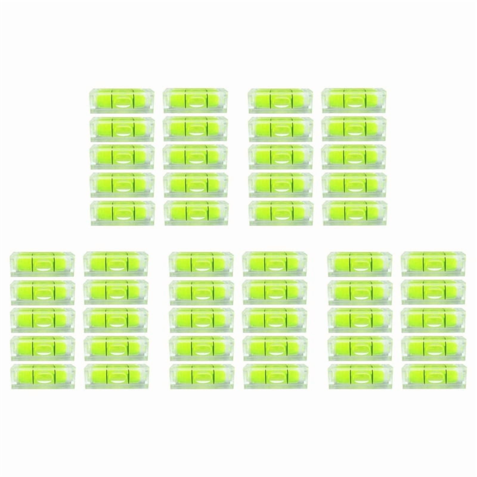50Pcs Mini Bubble Spirit Level 10X10X29mm Square Levels for Wall Frames ...