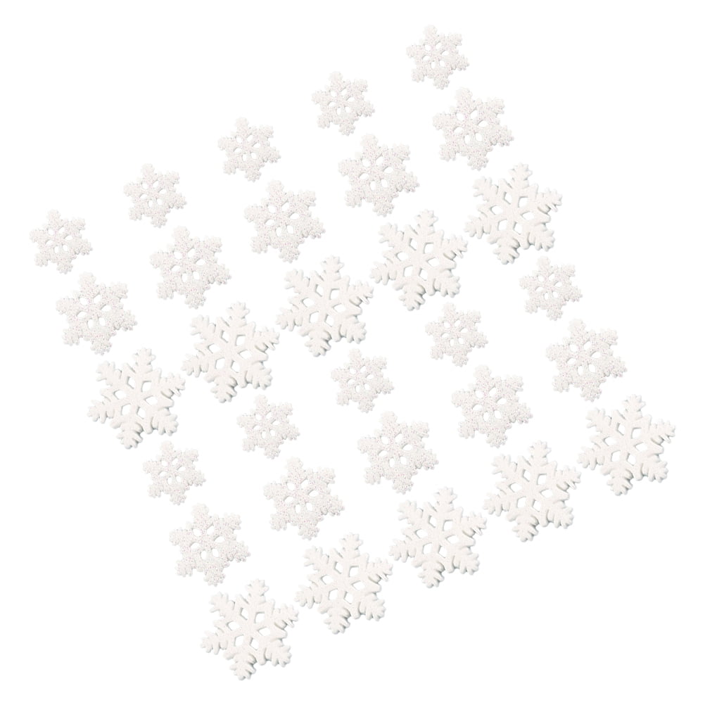 50Pcs Mini Snowflake Ornament Christmas Decoration Snowflakes Xmas ...