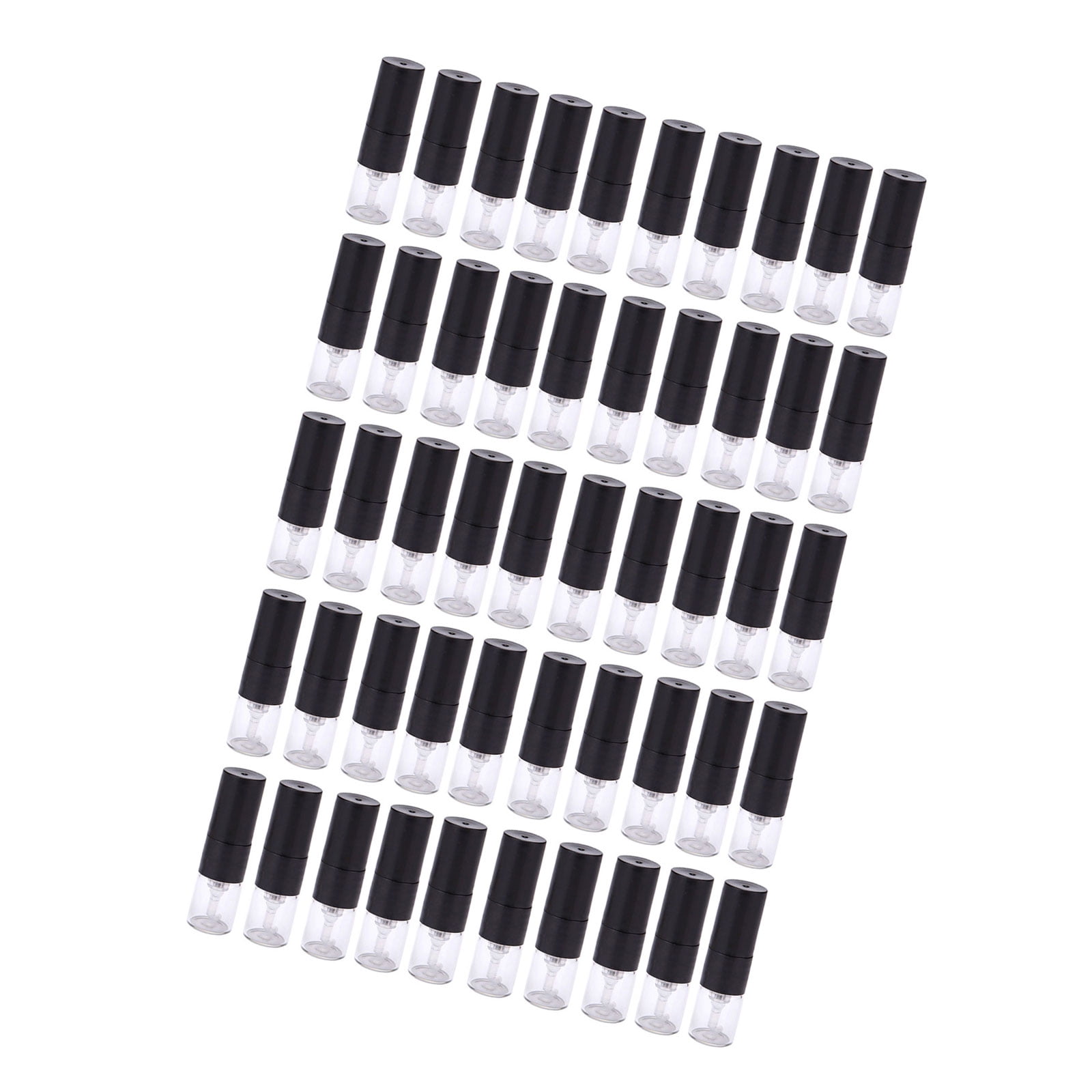 50Pcs Miniature Glass Perfumes Bottles 1ml Portable Leakproof Atomizer ...