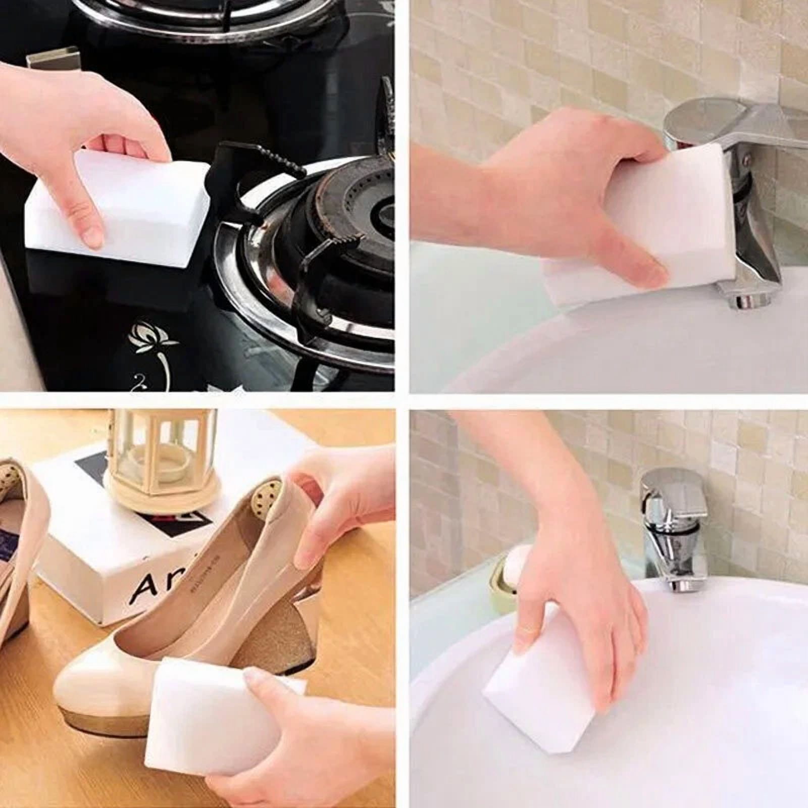 50Pcs Multifunctional Rectangle Magic Sponge Eraser Cleaner Home ...