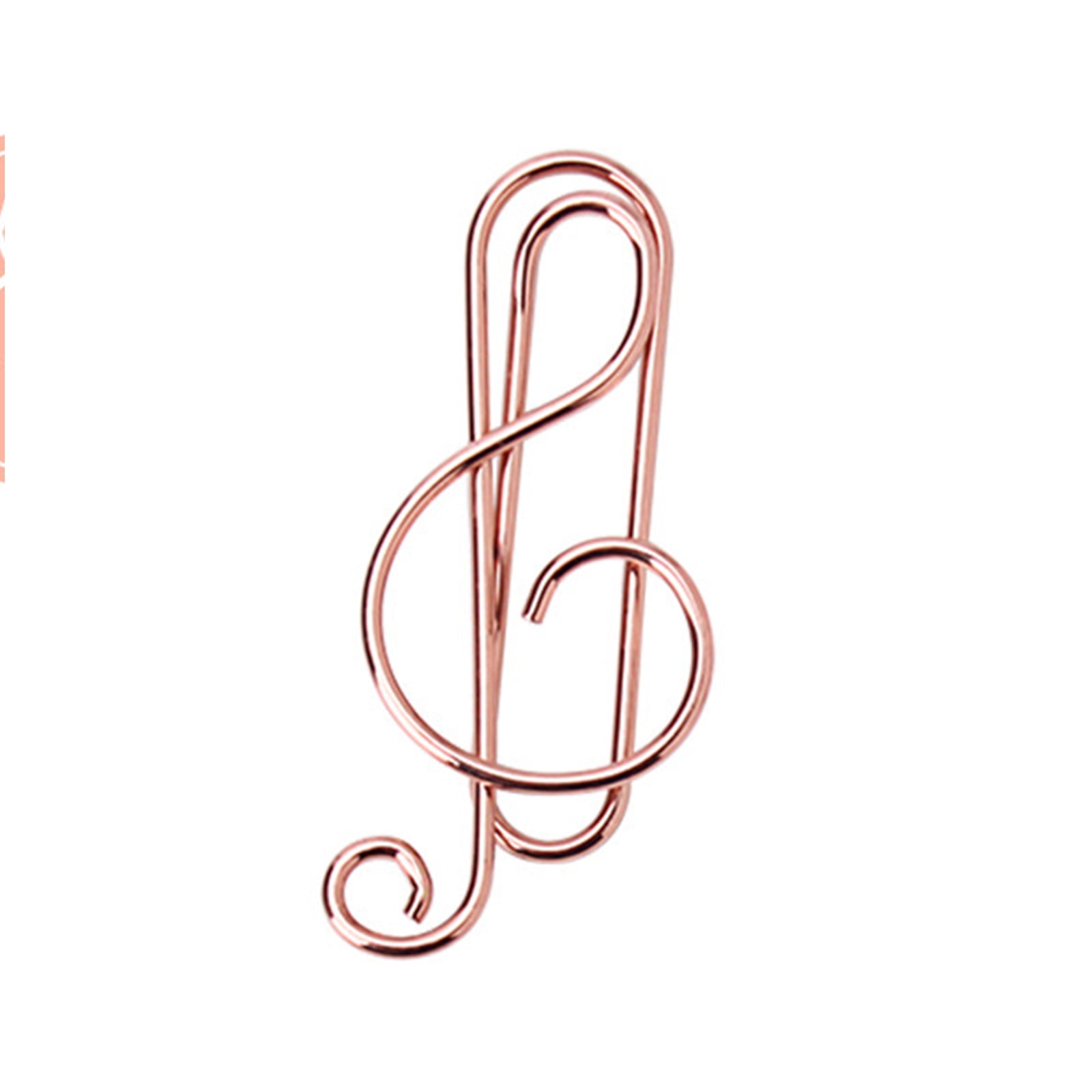 50Pcs Note Paper Clips Stationary Clips File Folders Clamp Paper Clips ...