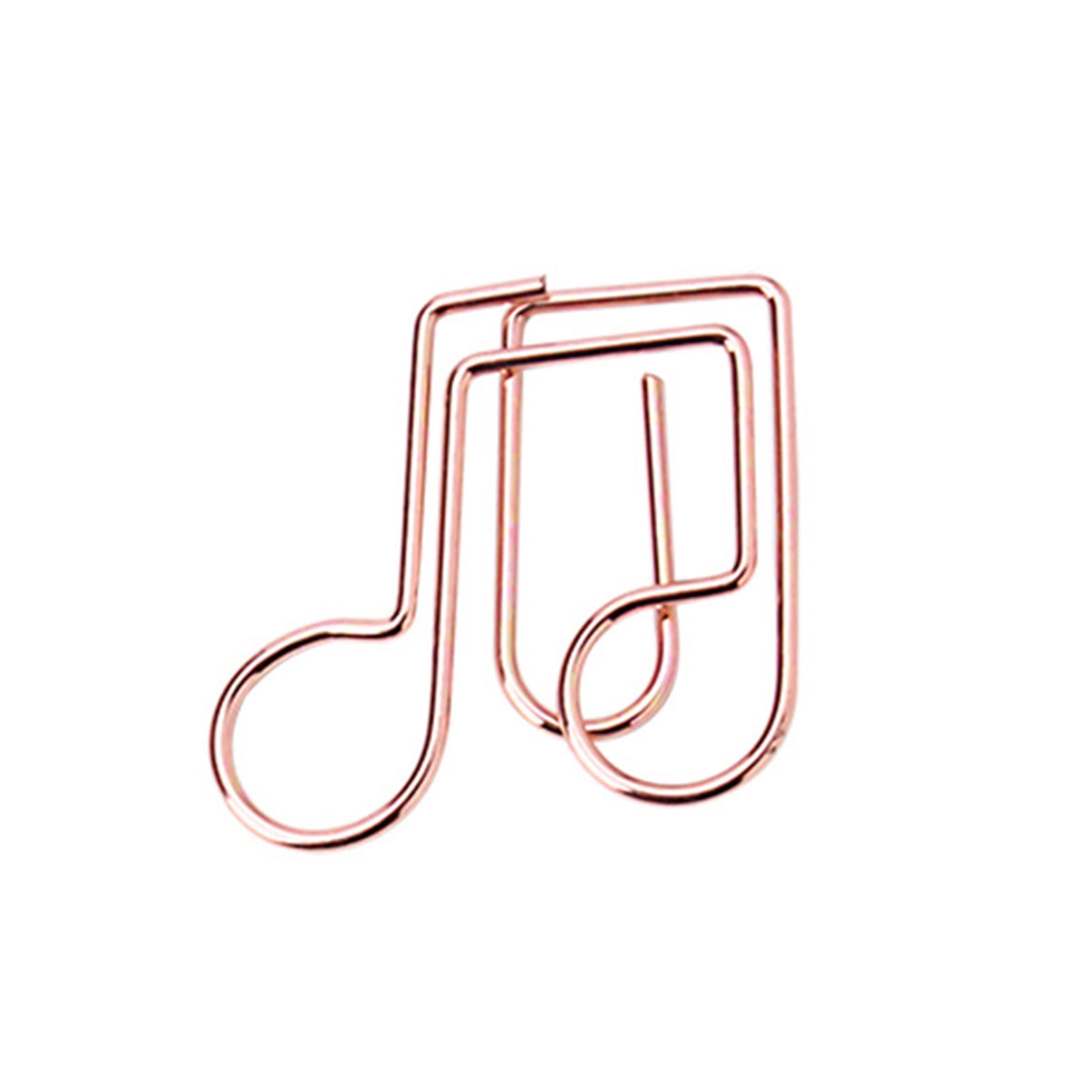 50Pcs Note Paper Clips Stationary Clips File Folders Clamp Paper Clips ...