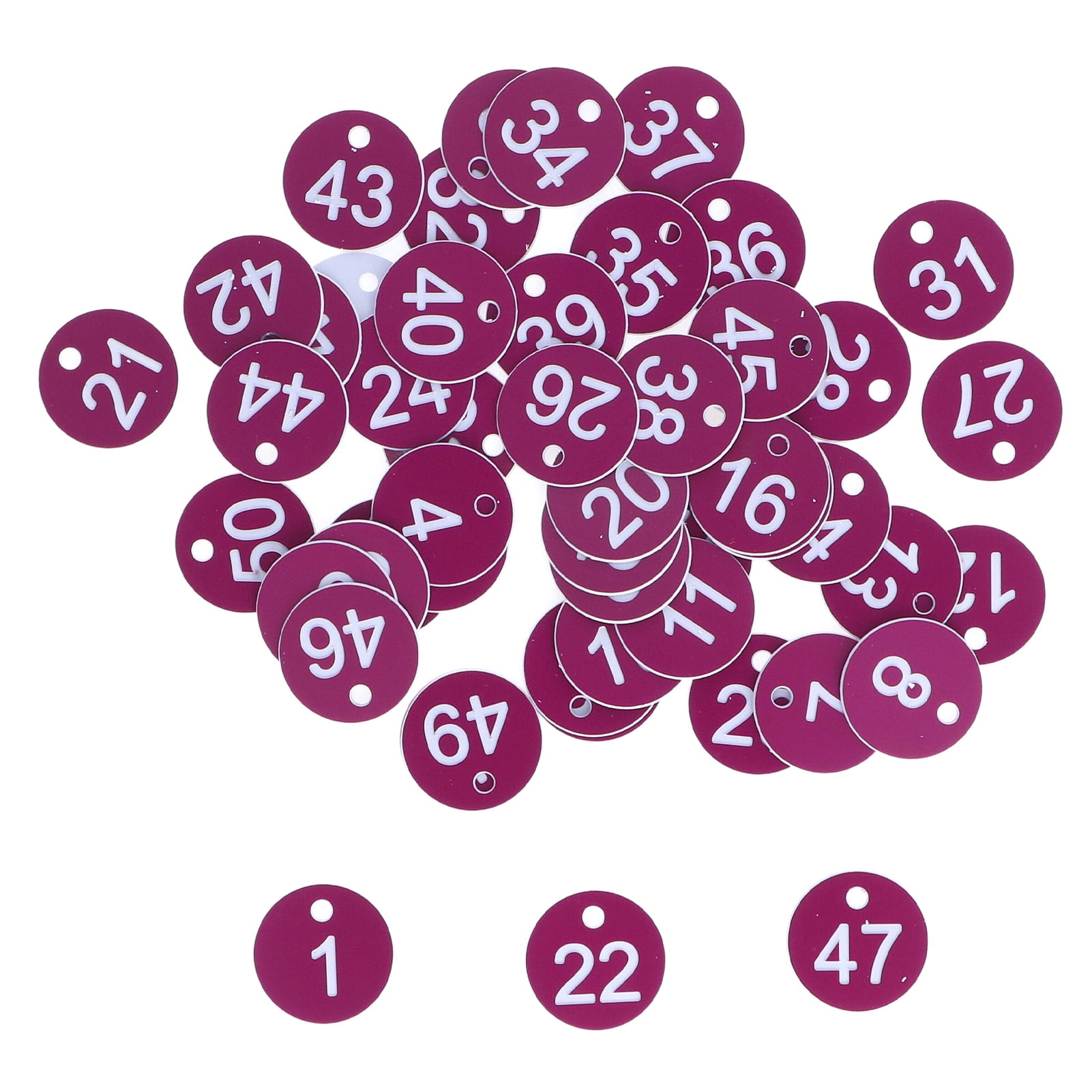 50Pcs Numbered Label Round Simple Beautiful Beehive Tag Breeding ...