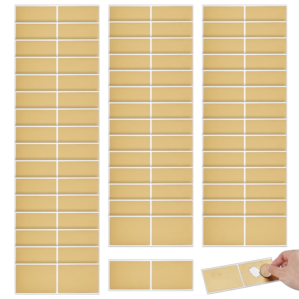 50Pcs Paper Coated Scratch Off Film Password Sticker DIY Scraping Award ...