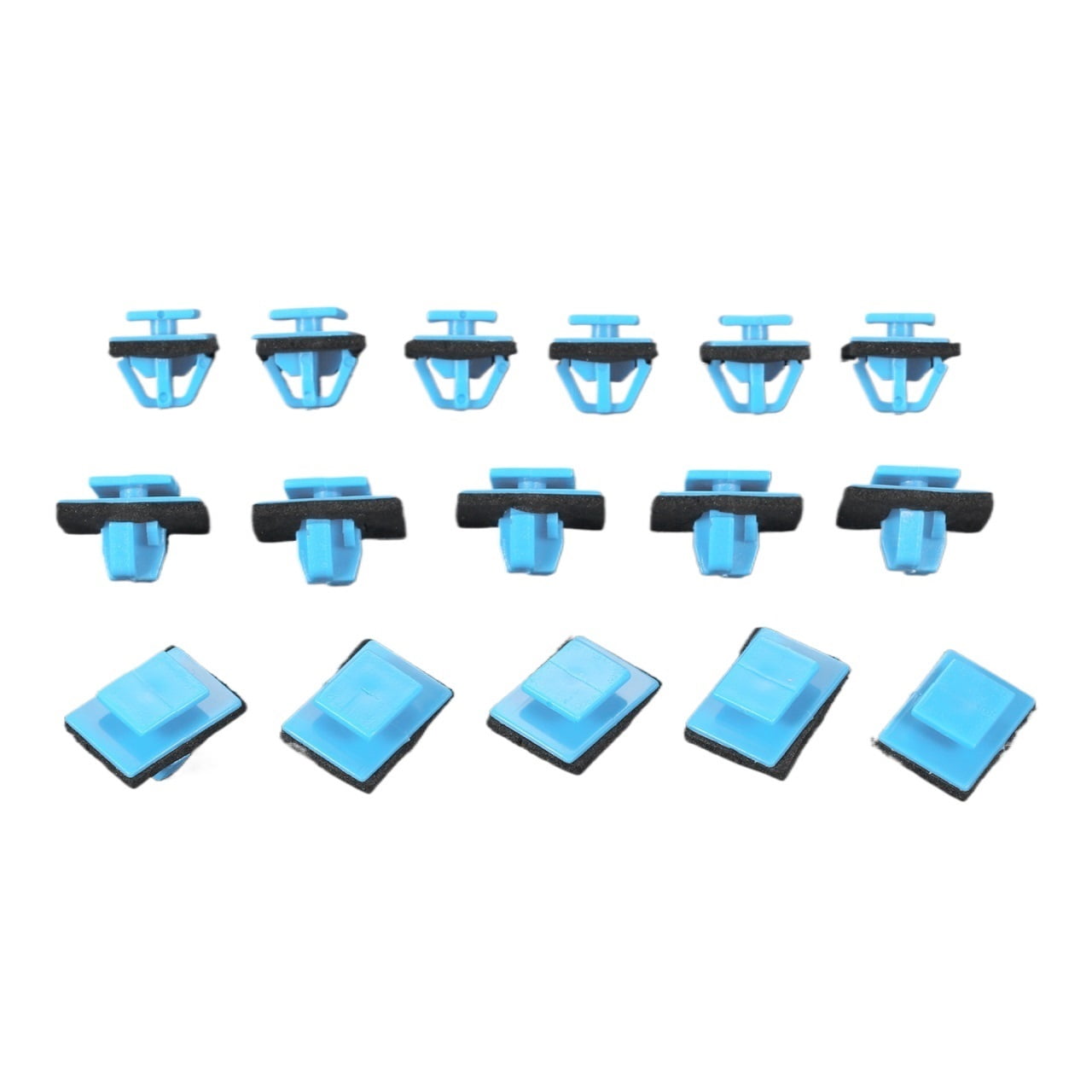 50Pcs Plastic Auto Fastener Car Side Moulding and Door Trim Clips for ...