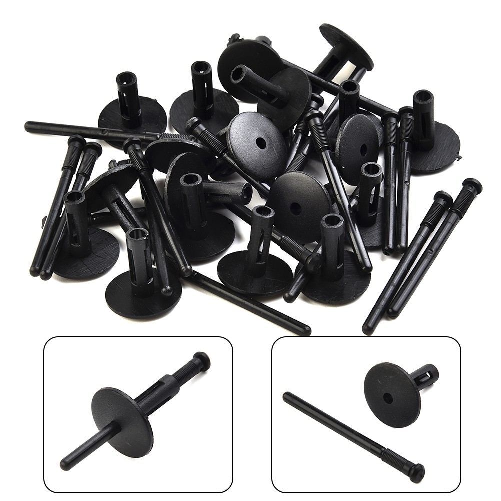 50pcs Plastic Blind Rivets 6mm For BMW Wheel Arches Side Skirts Sills ...
