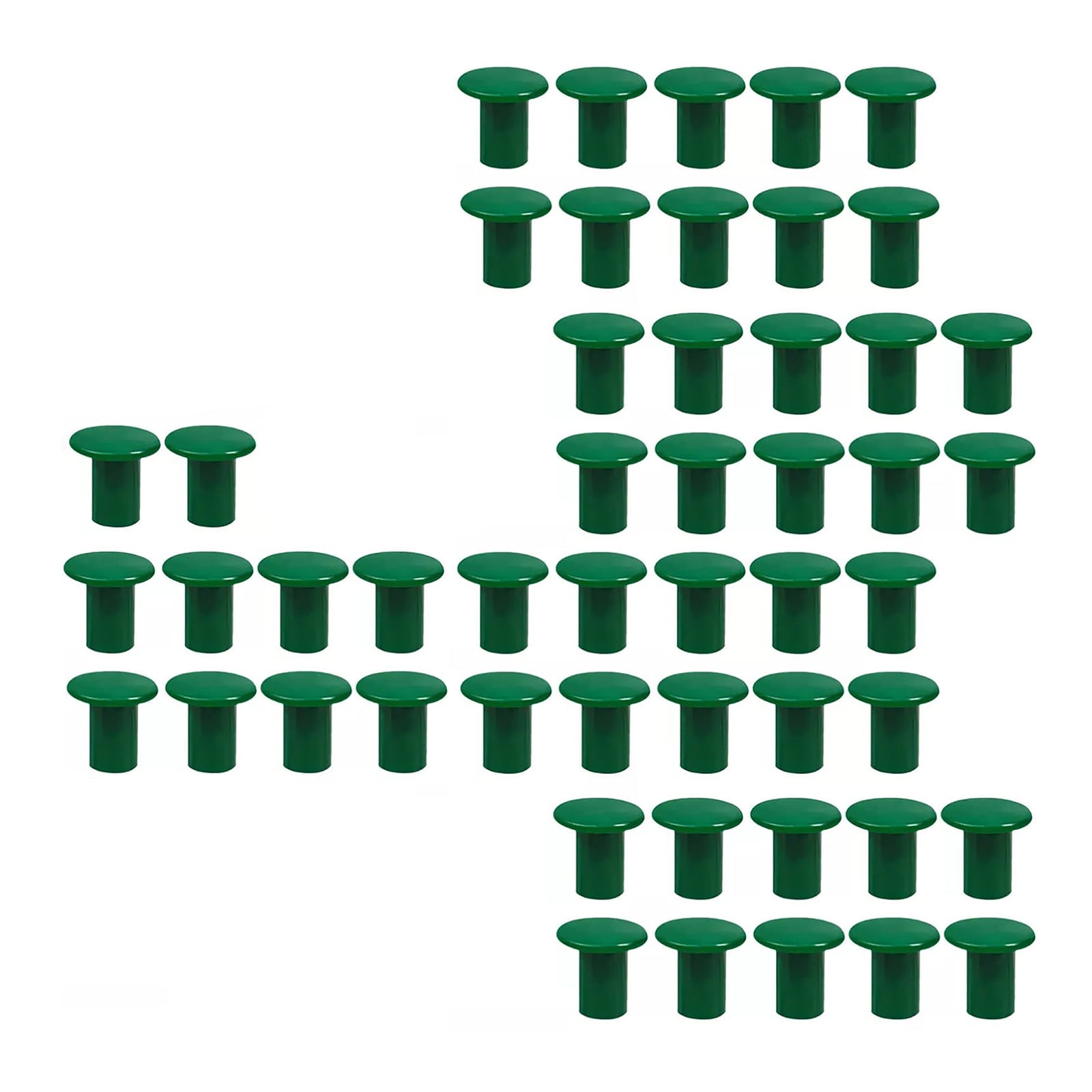 50Pcs Plastic Cane Caps for Garden Canes Flexible, Protects from ...