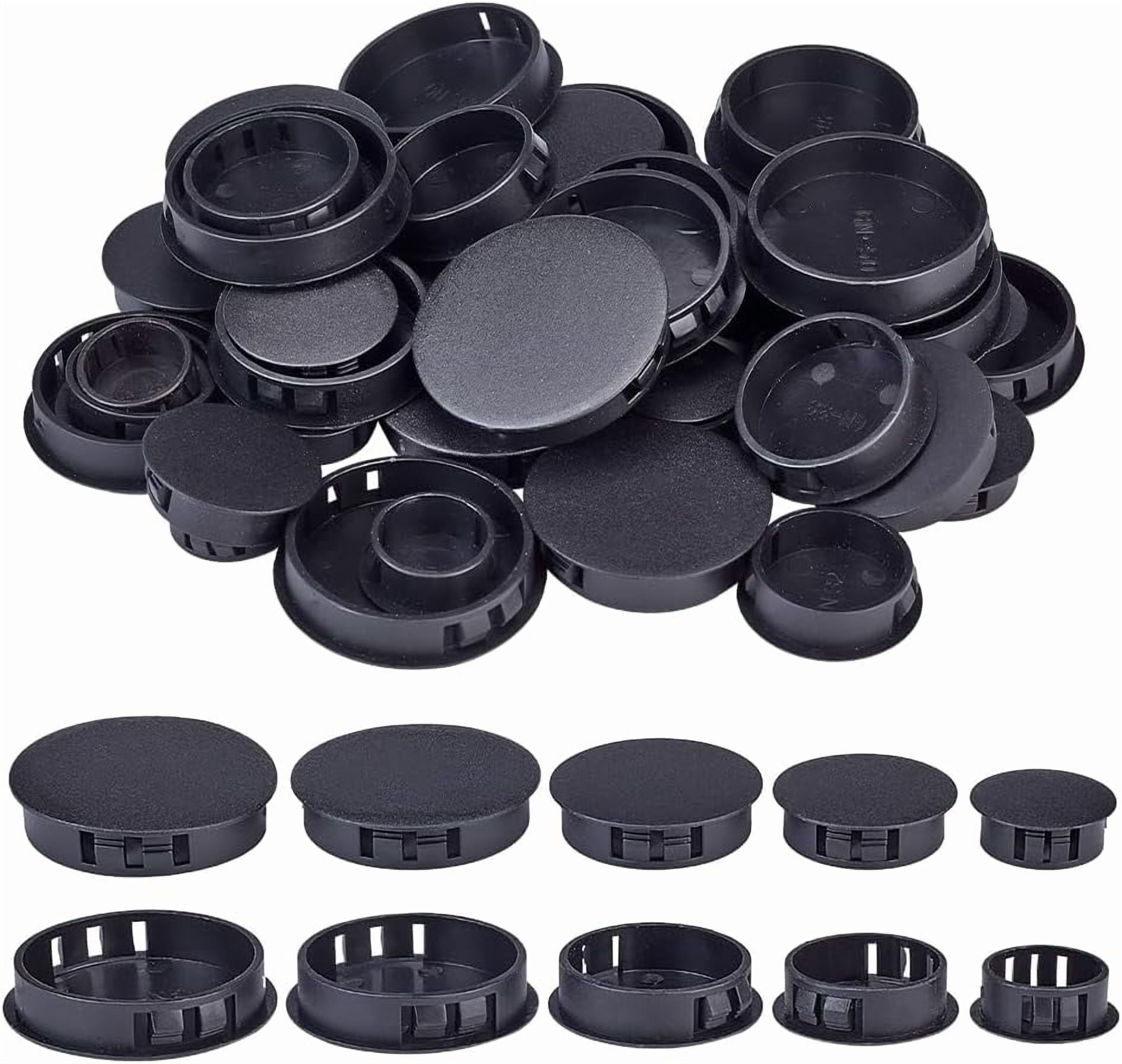 50Pcs Plastic Hole Plugs Plastic Hole Cover Snap in Locking Hole Plugs ...