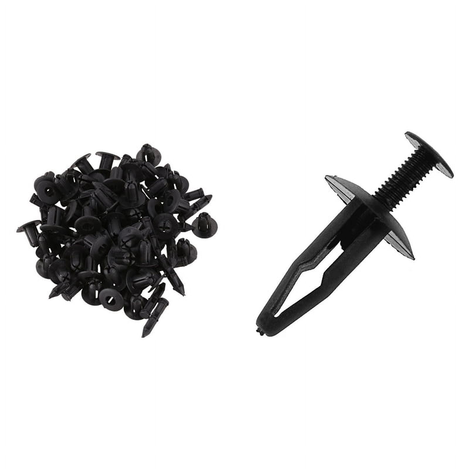 50Pcs Plastic Rivets Car Push Clips 6mmx12mm with 25Pcs Plastic Rivets ...