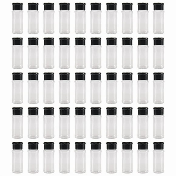 Plastic Spice Jars Shaker Lids