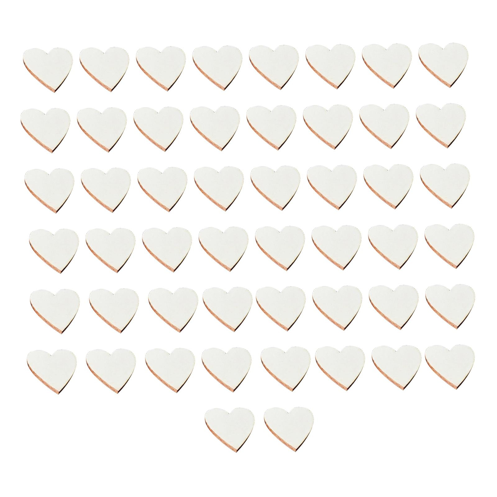 50Pcs Positive Behavior Jar Wood Pieces Unfinished Wood Chips Rustic ...