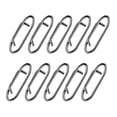50Pcs Power Clip Fishing Connectors Stainless Steel Split Rings for ...