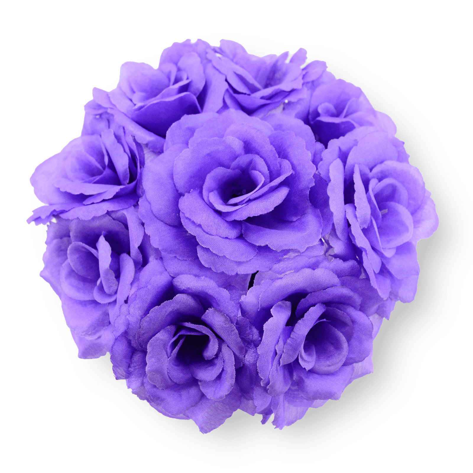 50Pcs Purple Roses Artificial Flowers, Purple Fake Roses Bulk perfect ...