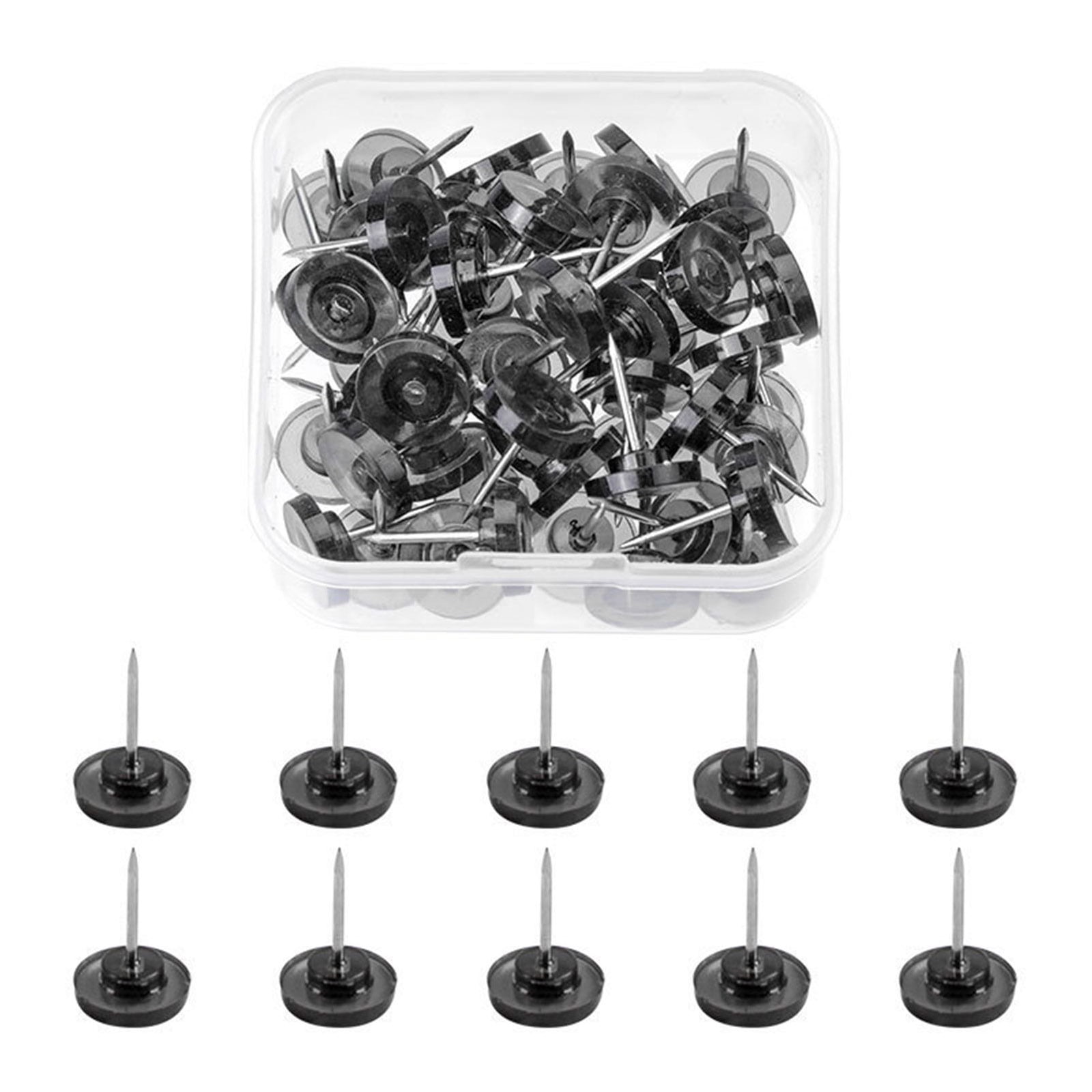 50Pcs Push Pins Decorative Map Pins Cork Notice Board Thumb Tacks for ...
