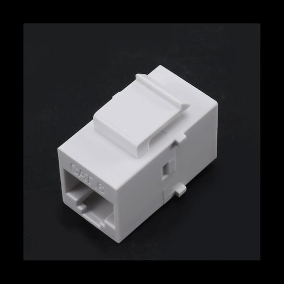 50Pcs RJ45 Connector Jack Cat6 Extension Coupler Ethernet Network LAN ...