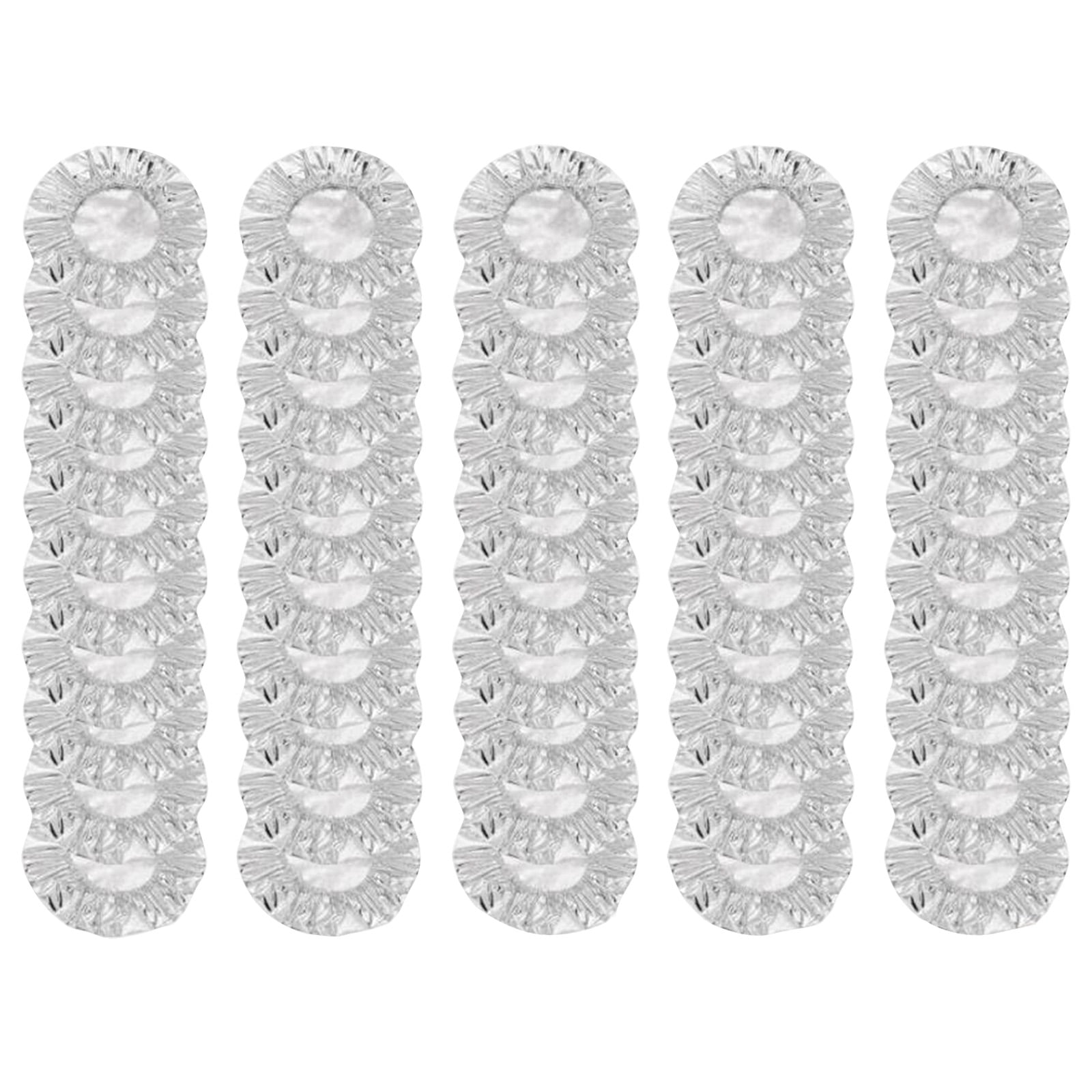 50Pcs Reusable Aluminum Foil Bowl Covers – Elastic Food Covers for ...