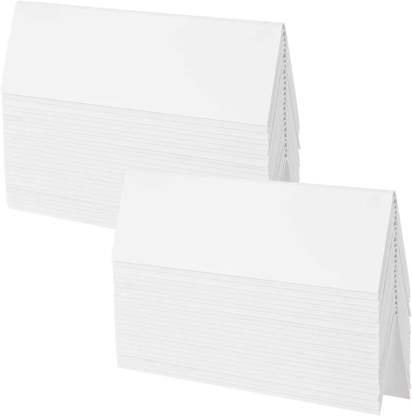 50Pcs Reusable Name Tent Cards, Dry Erase Name Tent Cards, Wipe Clean ...