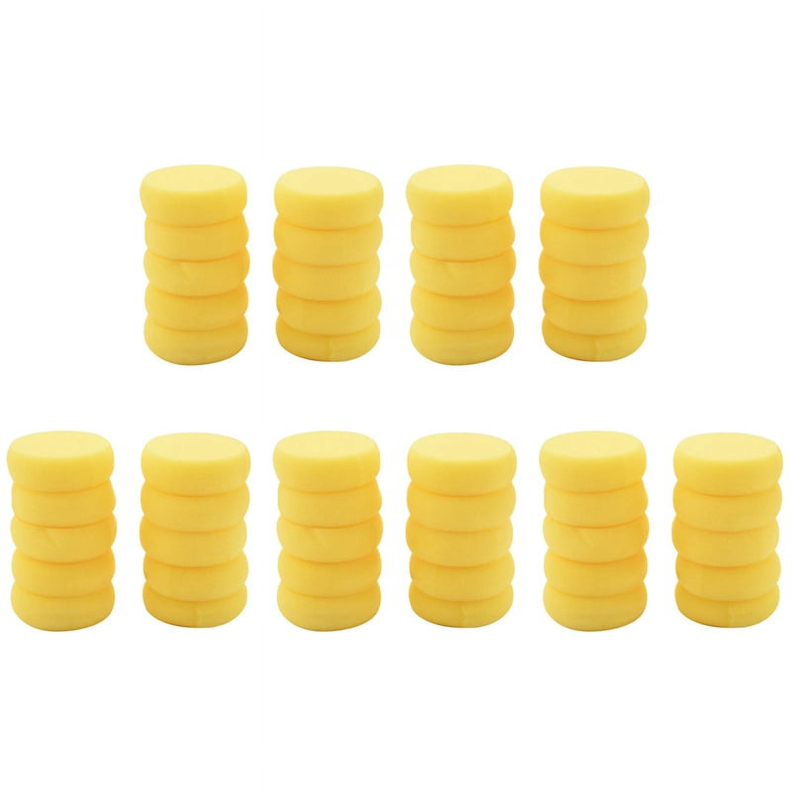 50Pcs Round Synthetic Artist Paint Sponge Craft Sponges for Painting ...