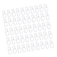 50Pcs S Shape Curtain Track Accessories Smooth Sliding Curtain Rails ...
