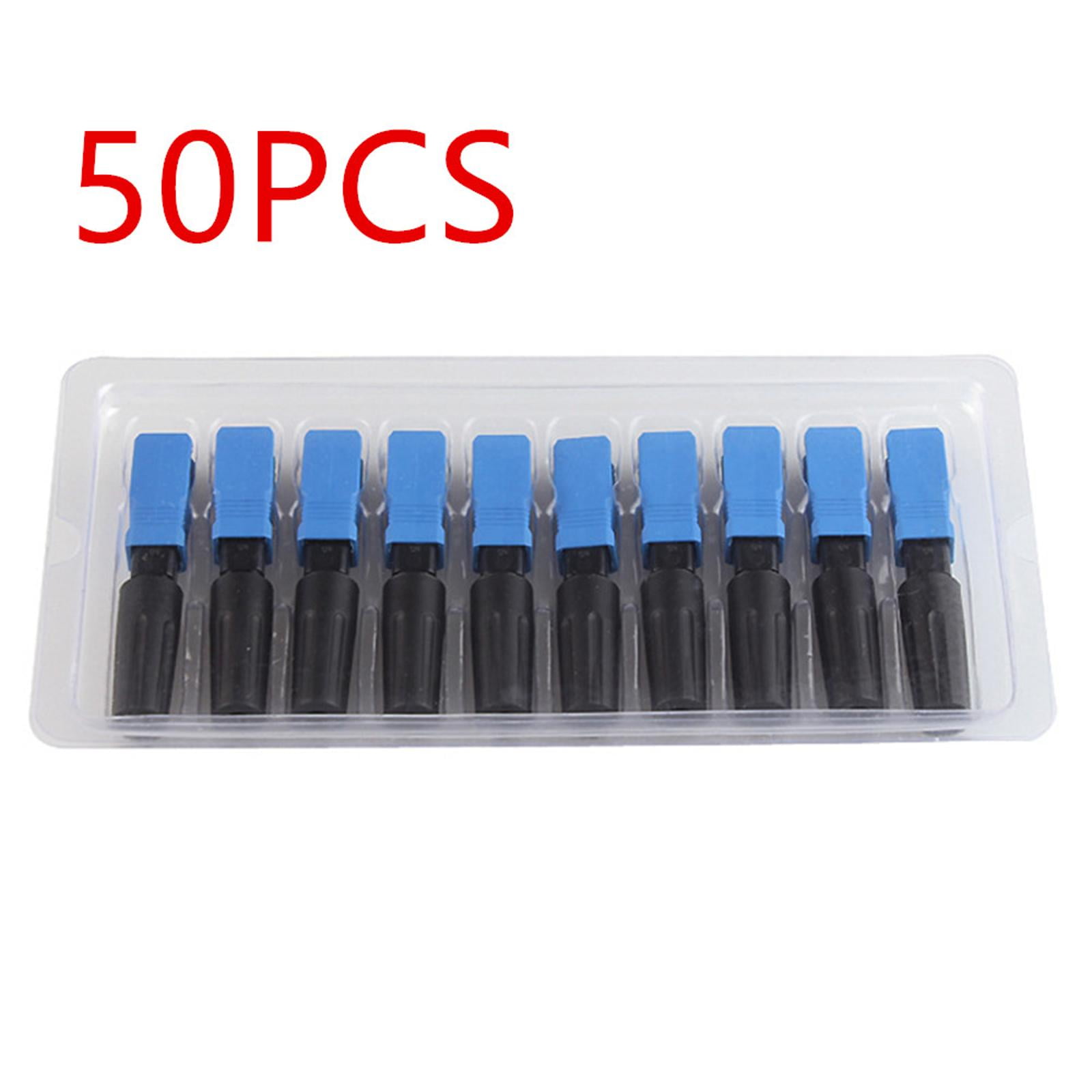 50Pcs SC/UPC Fiber Optic Connectors for Reliable Signal Transmission in ...