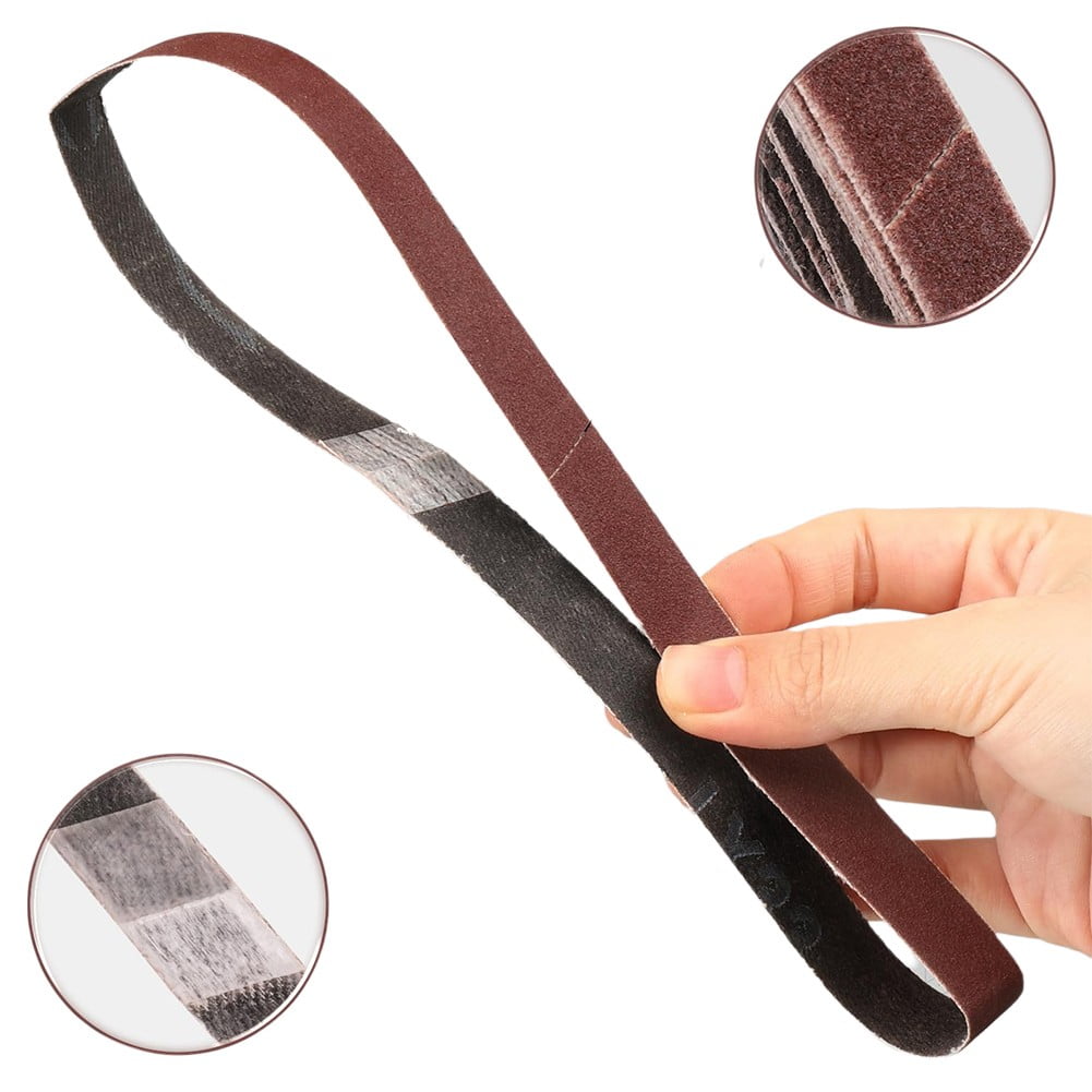 50Pcs Sanding Belt 13 X 457 Mm,40 Grit Belt Sander Belts Circular ...