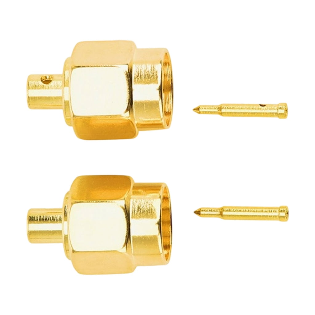 50Pcs Semi-Rigid Cable RF Connectors for RG402/RG141 Solder Mount ...