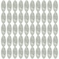 50Pcs Sequins Lures Baits Making Spoons Rigs Spinner Slices Spoon Metal ...