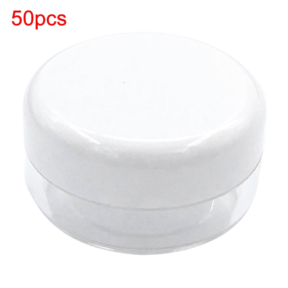 50Pcs/Set 5g Plastic Creams Makeup Transparent Empty Cosmetic Jar ...