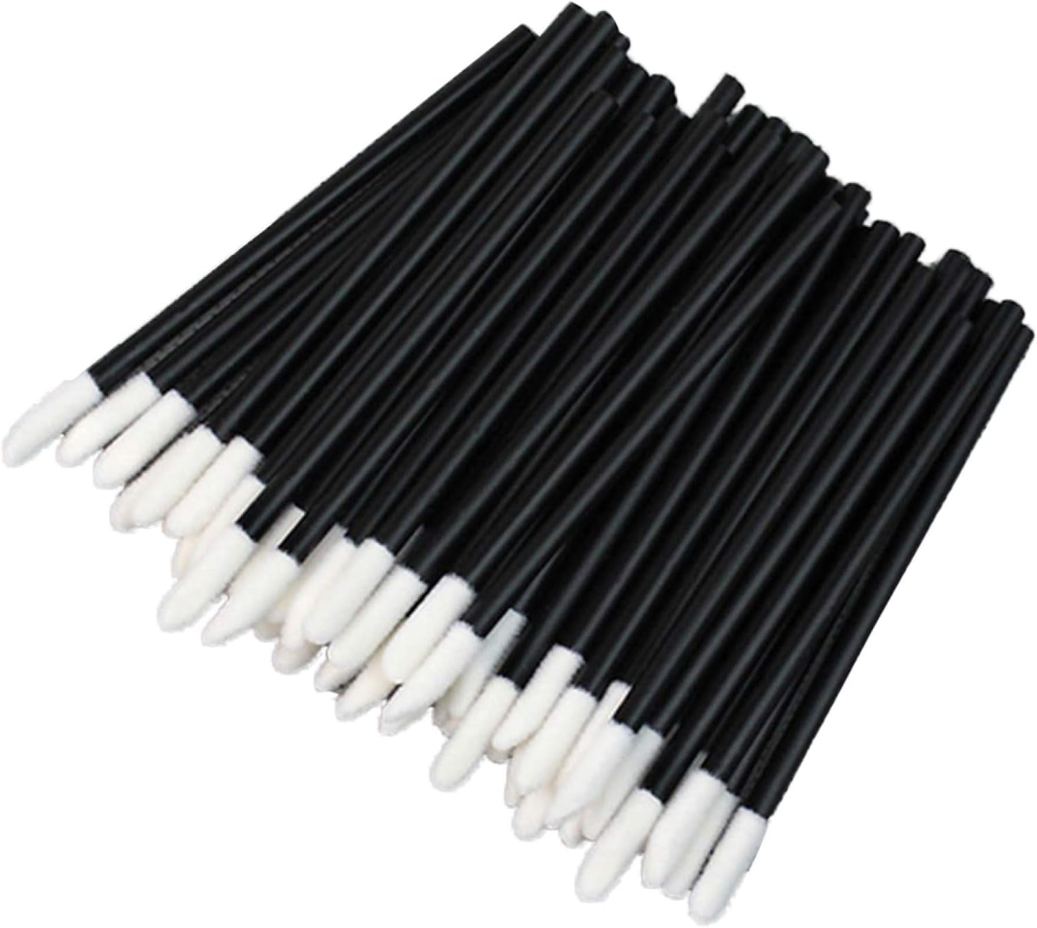50Pcs/Set Fashion Women Girls Disposable Hollow Lip Brush Wand ...