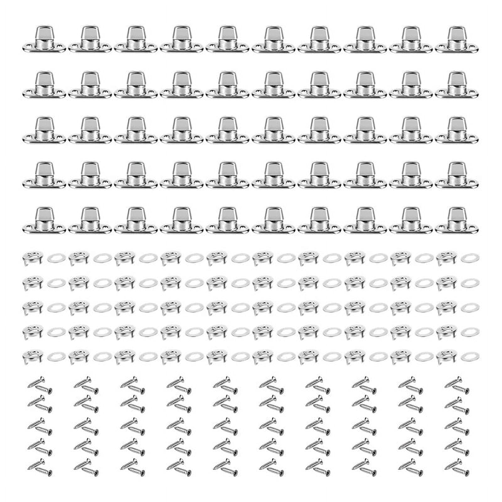 50Pcs Set Grade Twist Lock Fasteners Turn Button Eyelets & Studs ...