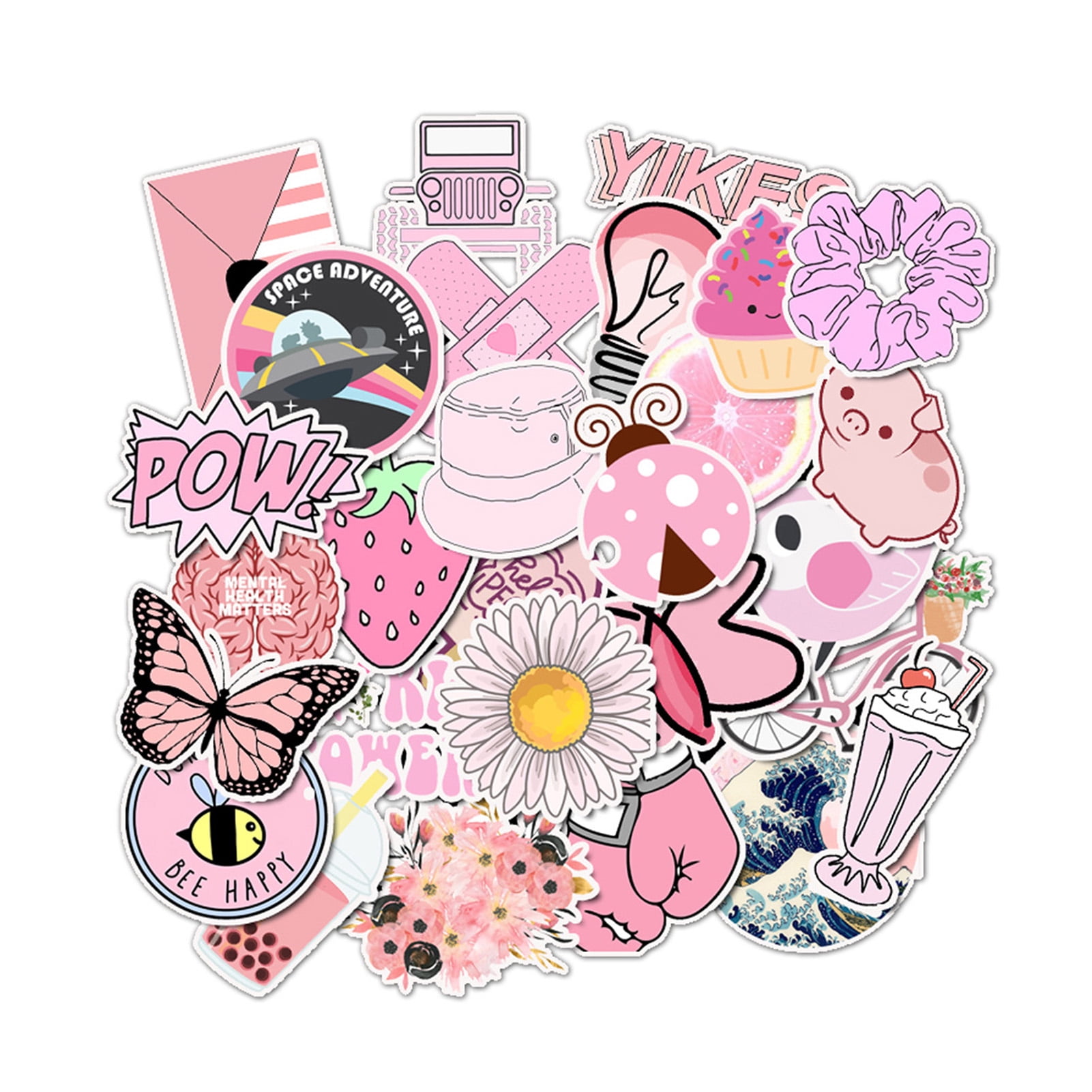 50Pcs/Set Graffiti Stickers Rich Content Various Patterns Reusable ...