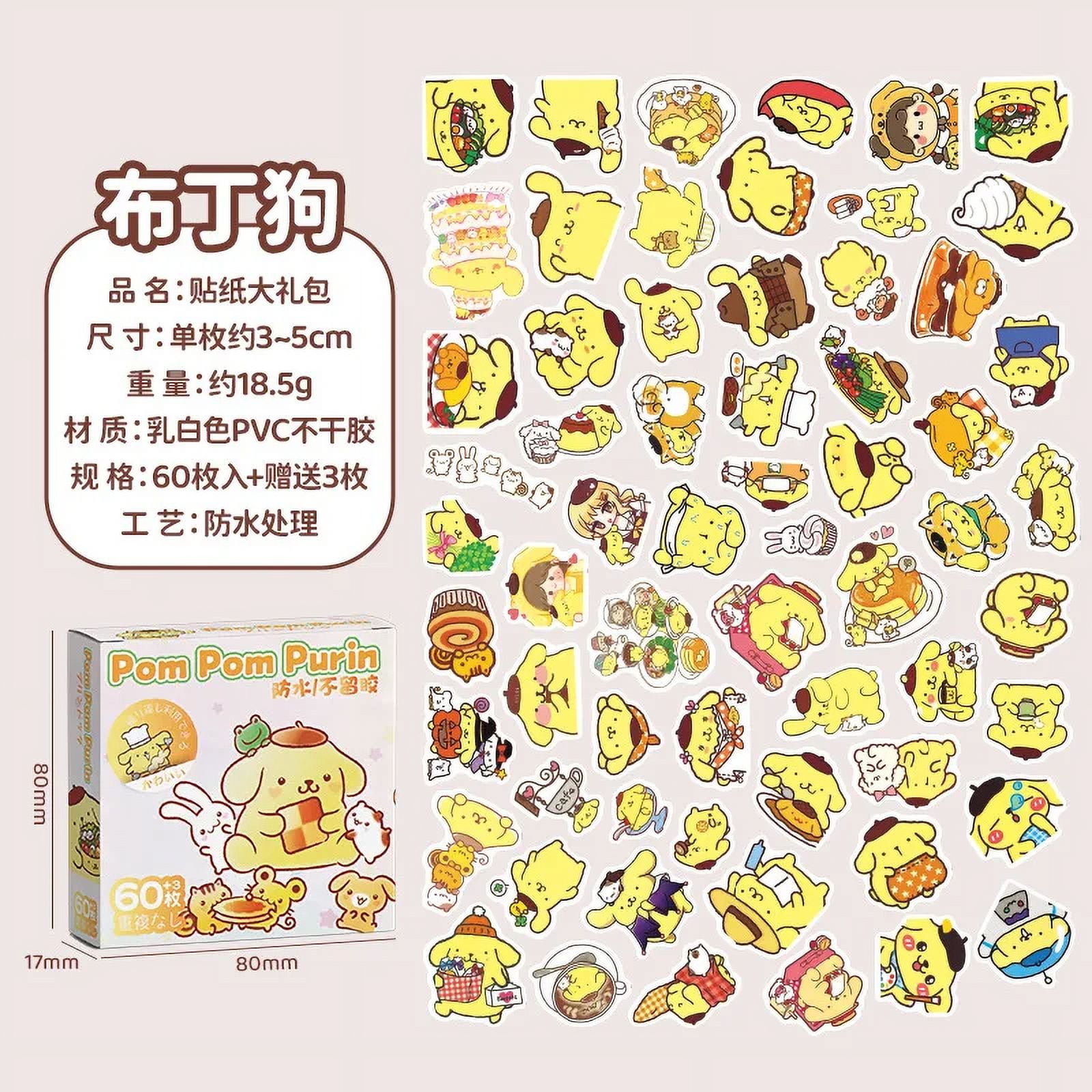 50Pcs/Set Kawaii Sanrio Stickers Cartoon Cute My Melody Hello Kitty ...