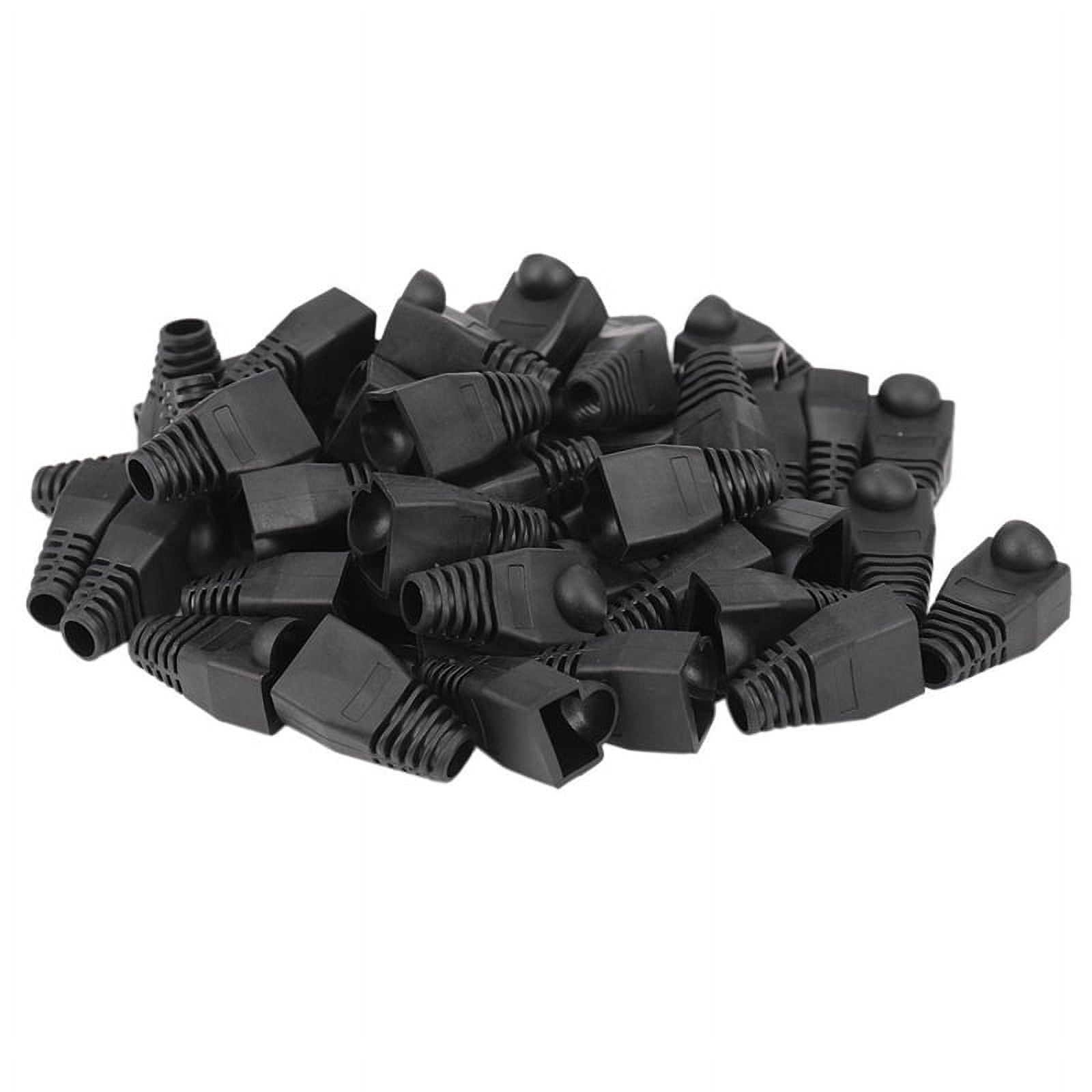 50Pcs/Set Plastic Boot Cap Plug for RJ45 Cat5/6 Cable Modular Connector ...